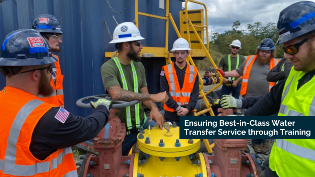 Ensuring Best-in-Class Water Transfer Services through Training ...